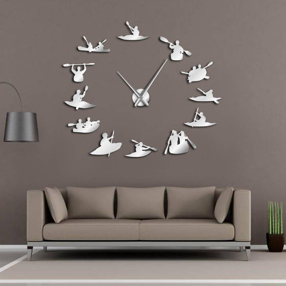 Canoeing Rafting Water Sports Kayaking DIY Large Wall Clocks With ...