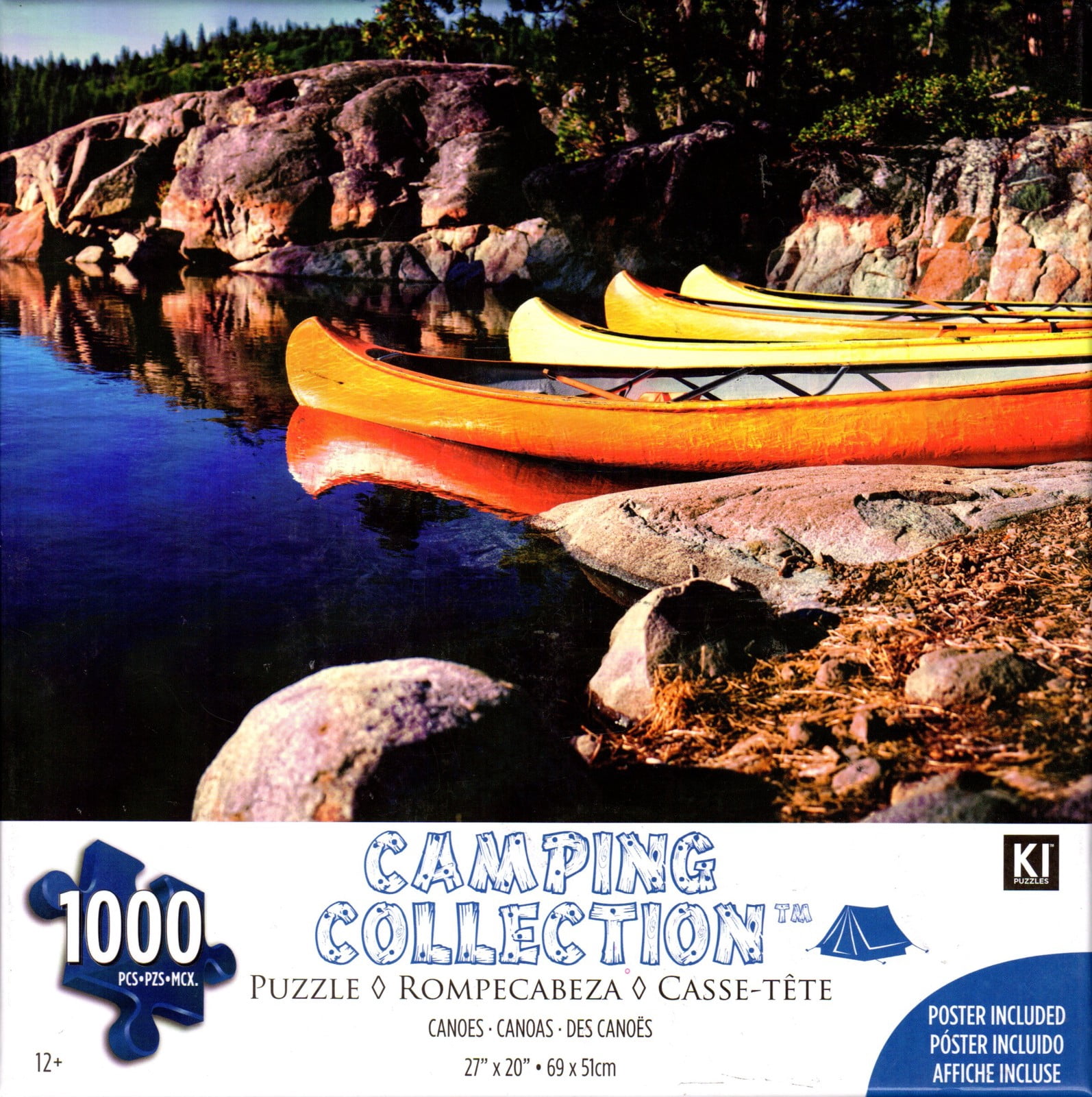 Canoes 1000 Piece Puzzle - Walmart.com