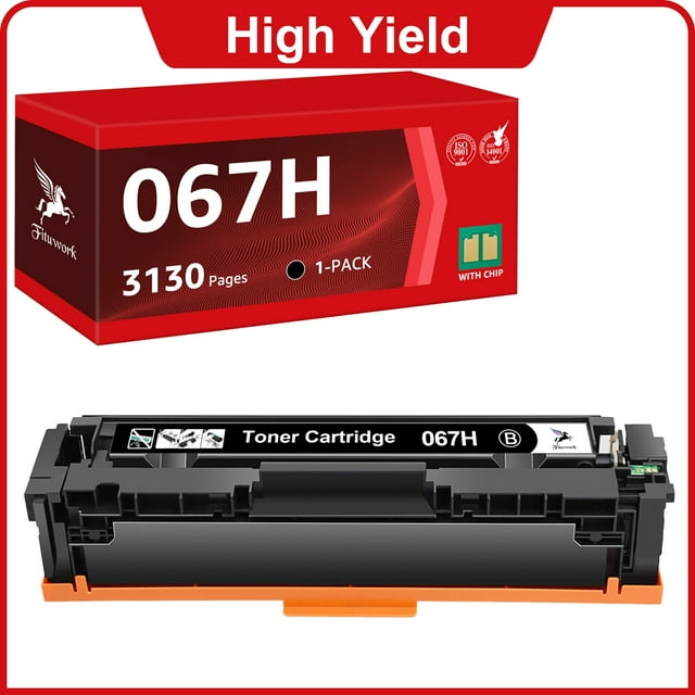 Canon 067H Black Toner Cartridge, High Capacity, Compatible to MF656Cdw ...