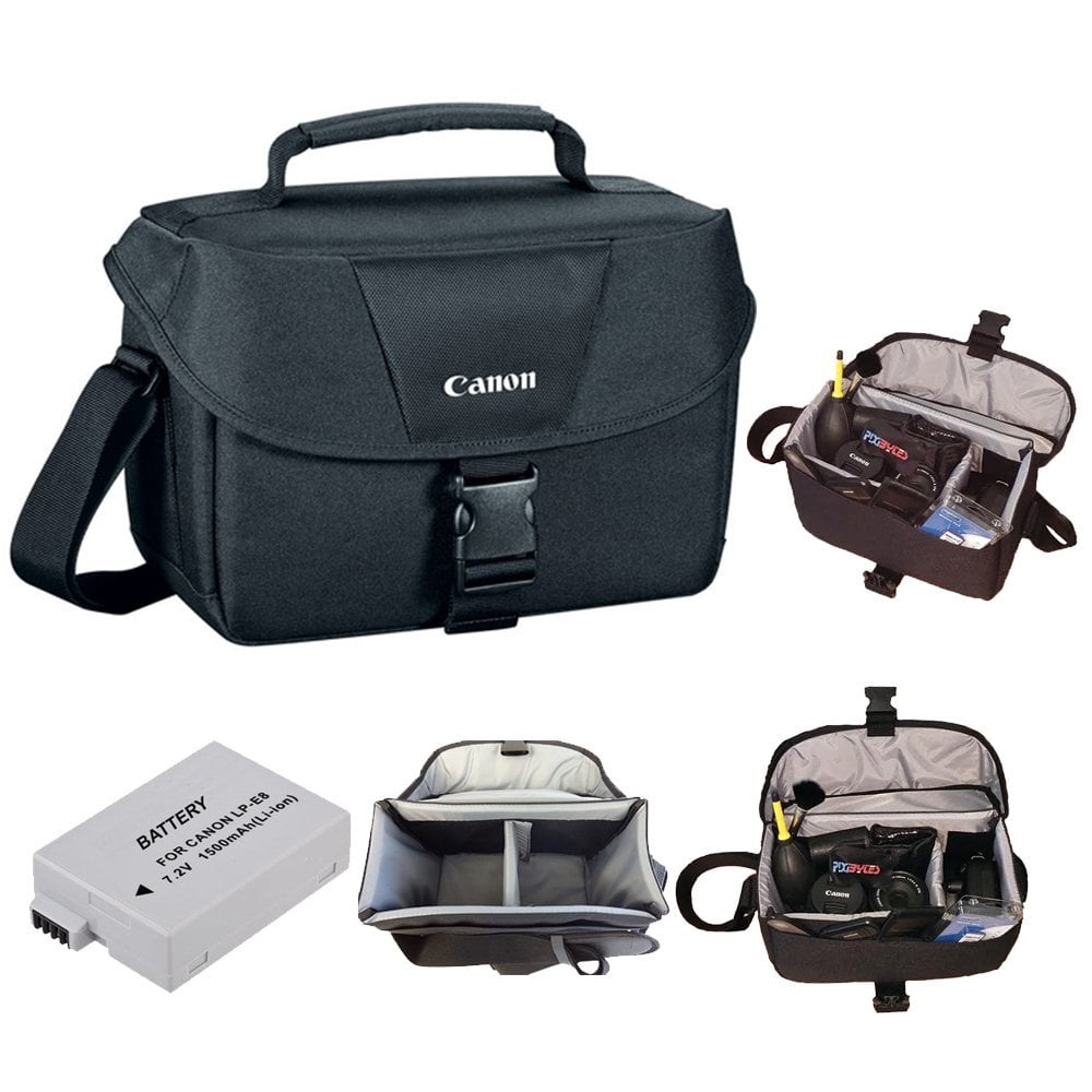 Canon 100ES Soft Padded Compact Multi Compartment SLR Digital Camera ...