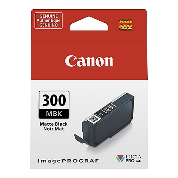 Canon LUCIA PRO PFI-300 Original Ink Cartridge - Matte Black - Inkjet - Walmart Business Supplies