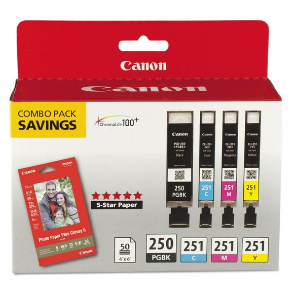 Canon Ink 250 And 251 Cartridges