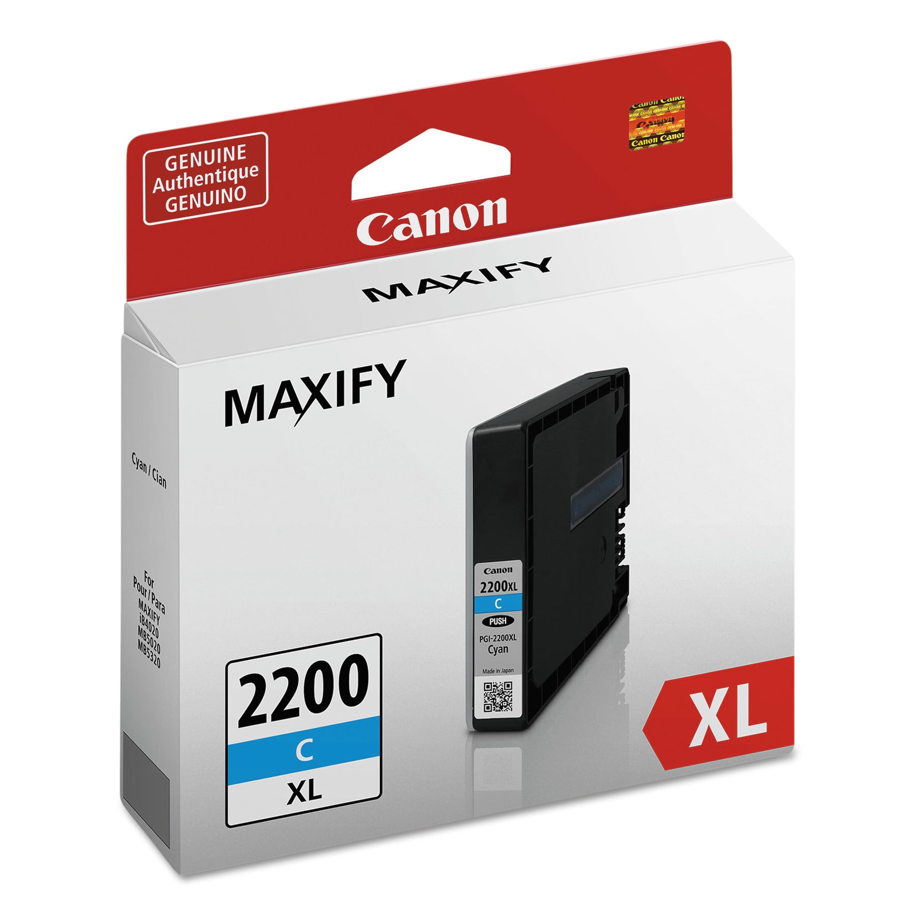 Canon 9268B001 (PGI-2200XL) High-Yield Ink, Cyan - Walmart.com