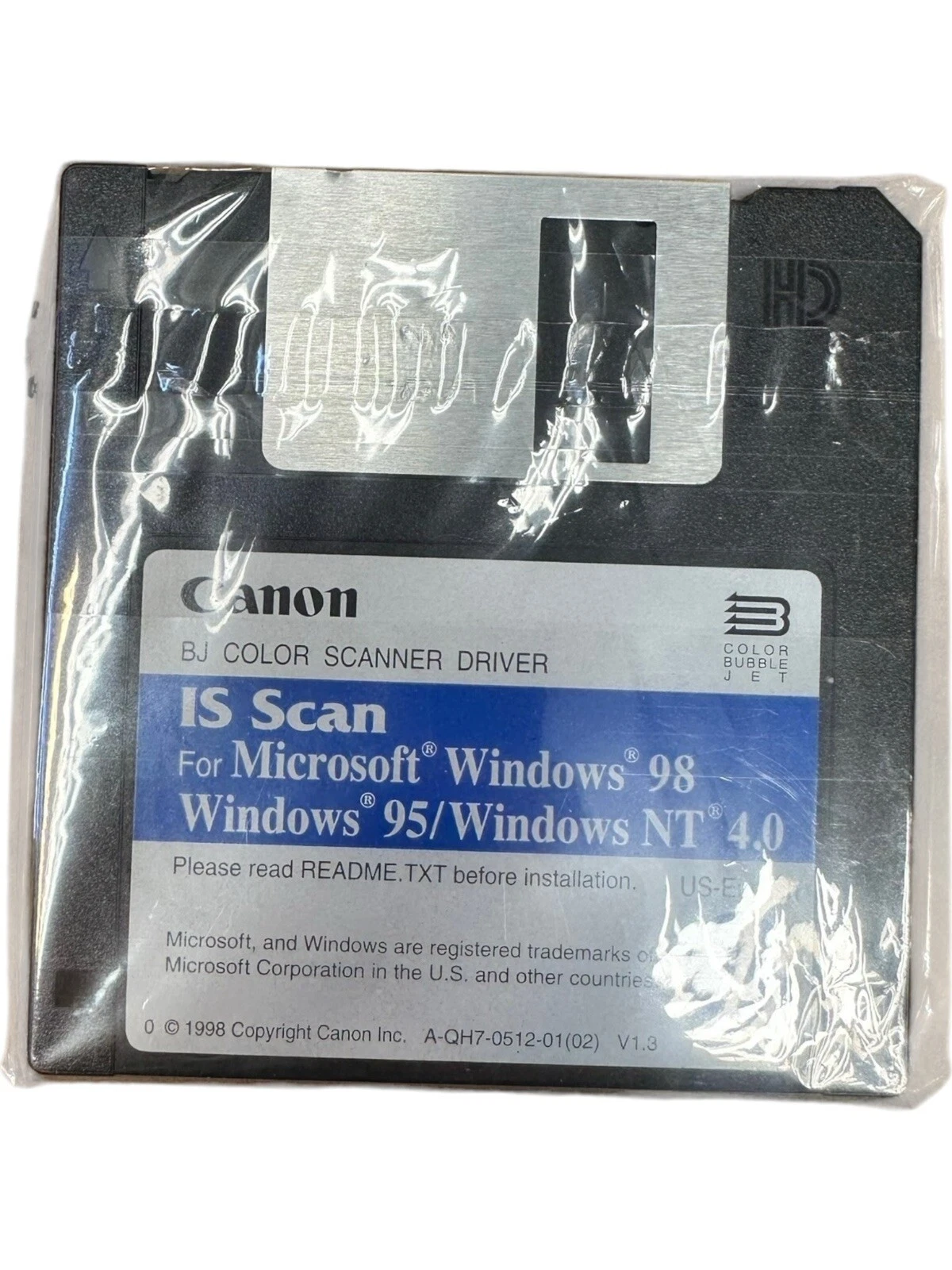 Canon Bj Colour Color Scanner Driver Software Windows 98 & 95 (2 Disk ...