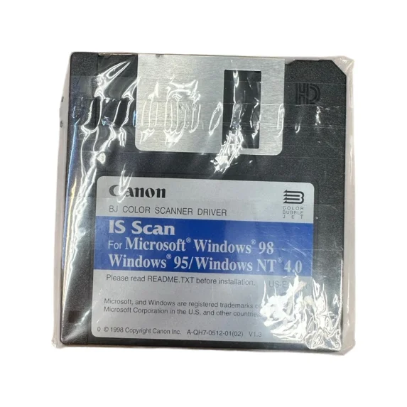 Canon Bj Colour Color Scanner Driver Software Windows 98 & 95 (2 Disk ...