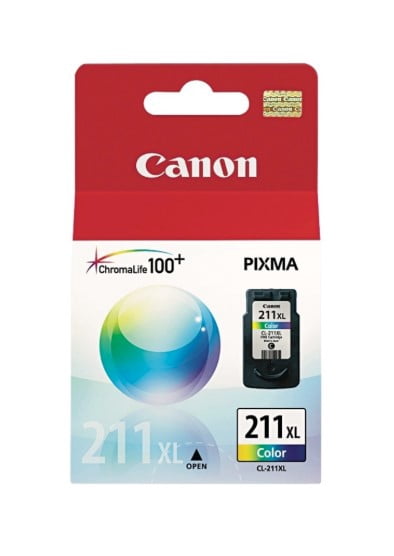Canon CL-211XL (2975B001) High-Yield Tri-Color Ink Cartridge Genuine ...