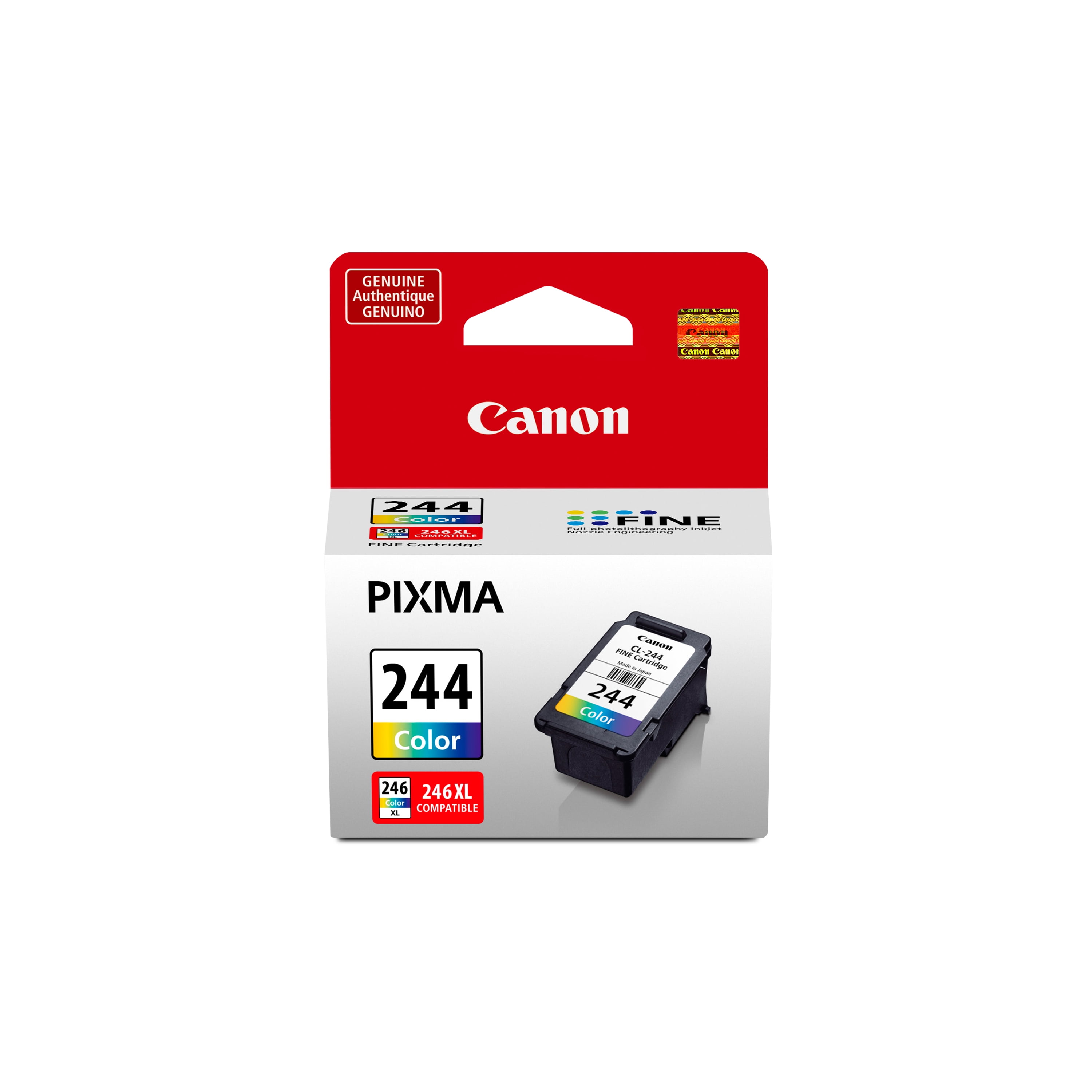 Canon CL 244 Color Ink Cartridge Compatible to iP2820 MG2420 MG2924 MG492 MG3020 MG2525 TS3120 TS202 TR4520 and TR4522 Walmart