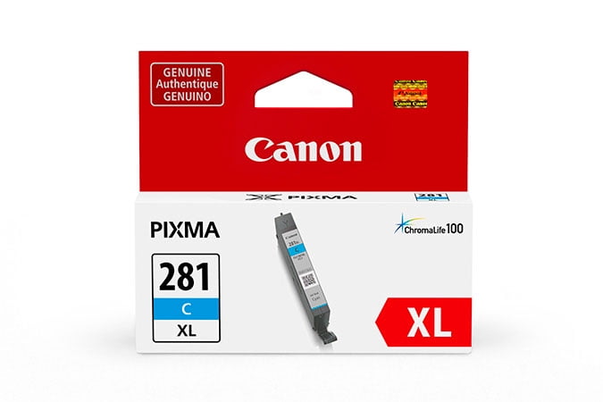 Canon CLI-281 XL C Cyan Ink Cartridge for Long Lasting Photos, High ...