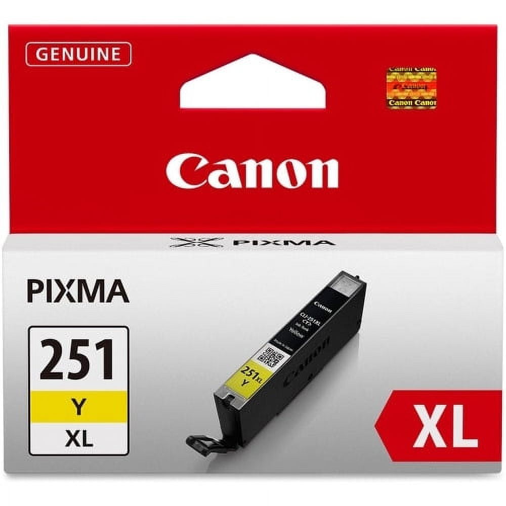 Canon CLI251XLY Original Ink Cartridge Inkjet - Yellow - 1 Each ...