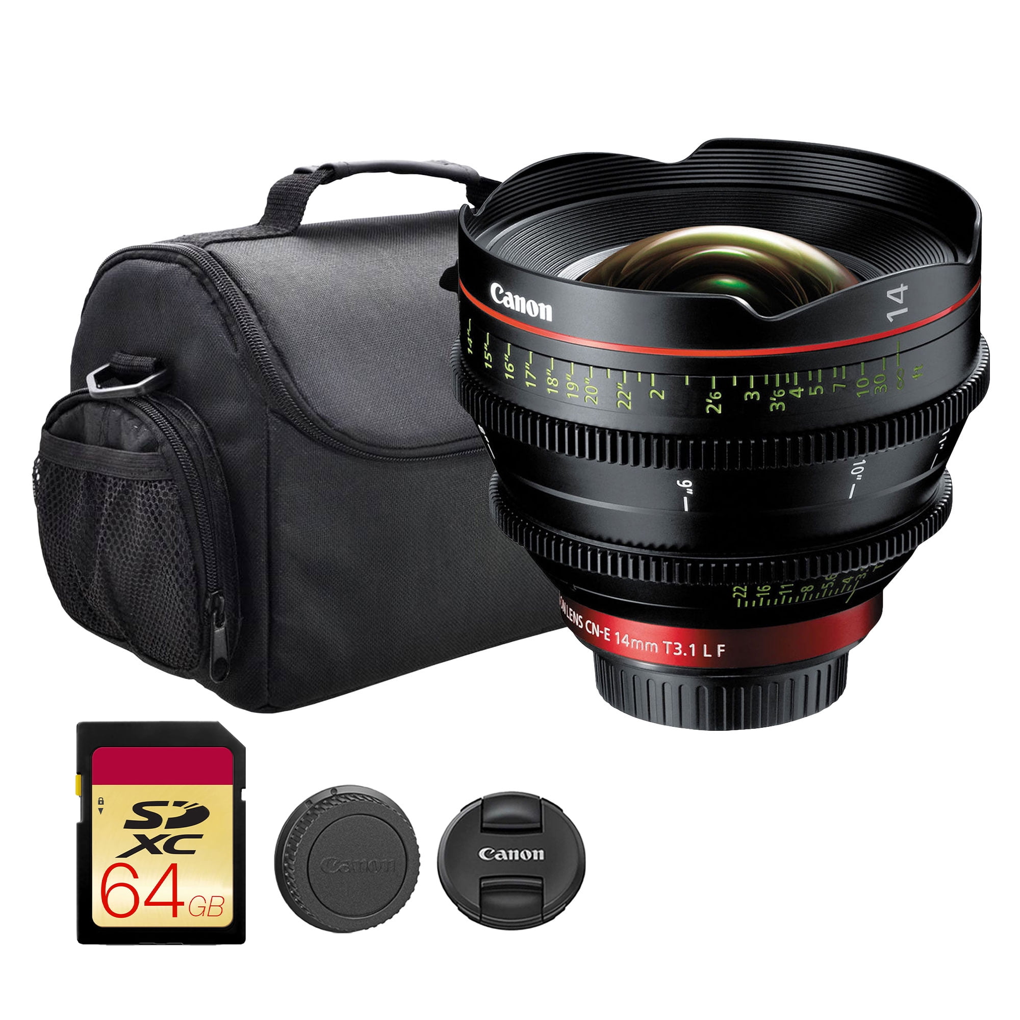 Canon CN-E 14mm T3.1 L F Cinema Prime Lens (EF Mount) | L-Series Full ...