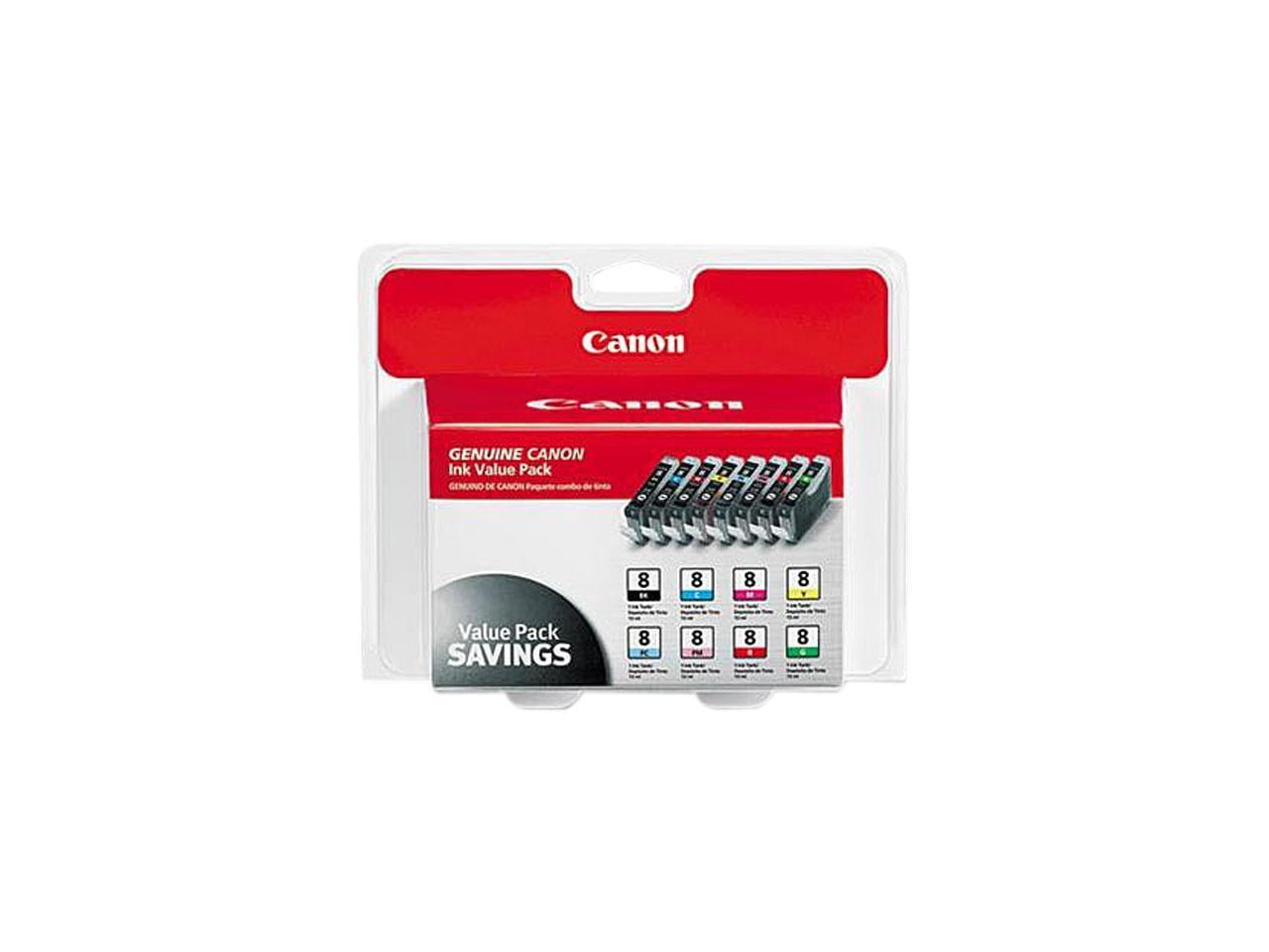 Canon CLI-8 8 Color Ink Tank Multipack for PIXMA Printer, Pro9000 ...