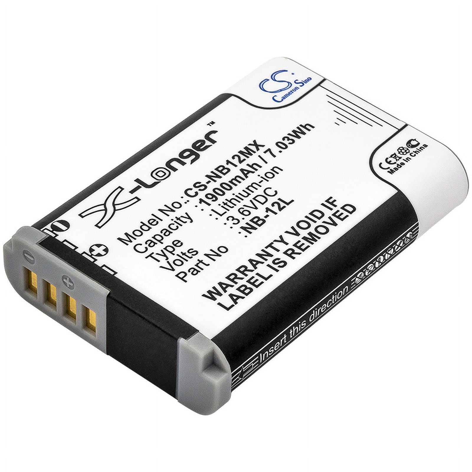 Canon Camera Li-ion Battery - 1900mAh - Maximize Power - Walmart.com