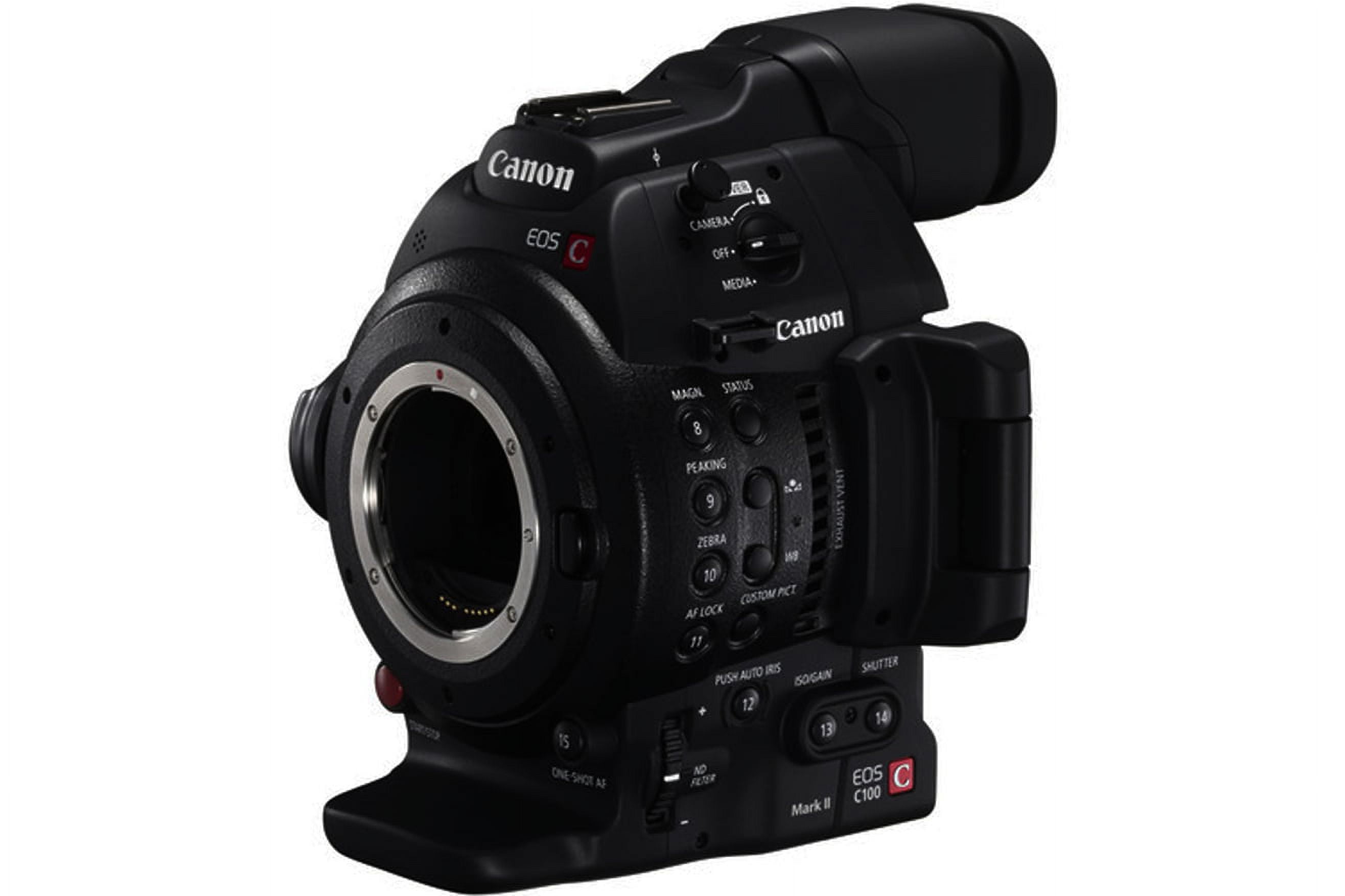 Canon EOS C100 Mark II Body with Dual Pixel CMOS, Super 35mm, 8.3MP ...