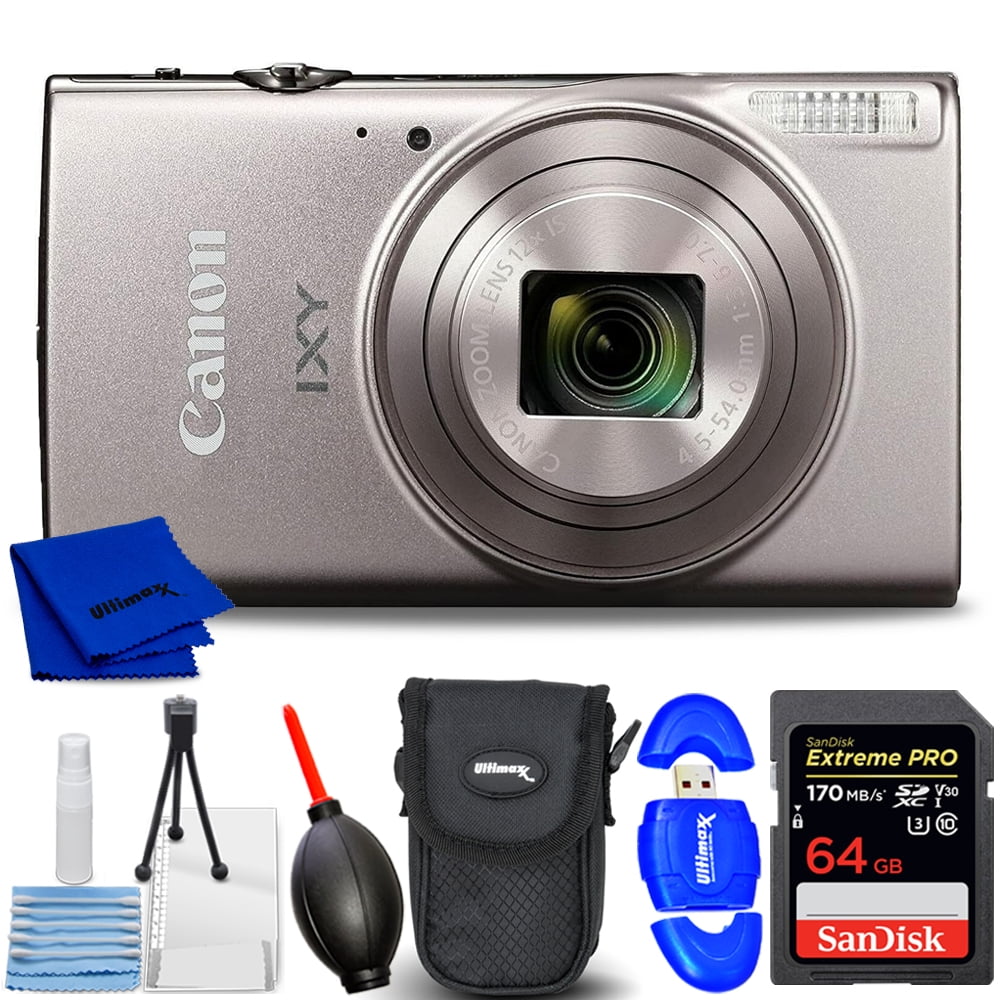 Canon Compact Digital Camera IXY650 (Silver) IXY650SL - 7PC Accessory ...