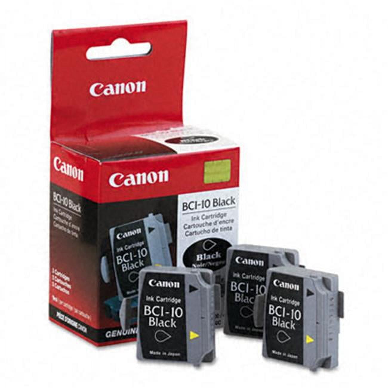 Canon Compatible BCI-10 Ink Tank 3 Pack High-Yield Black - Walmart.com