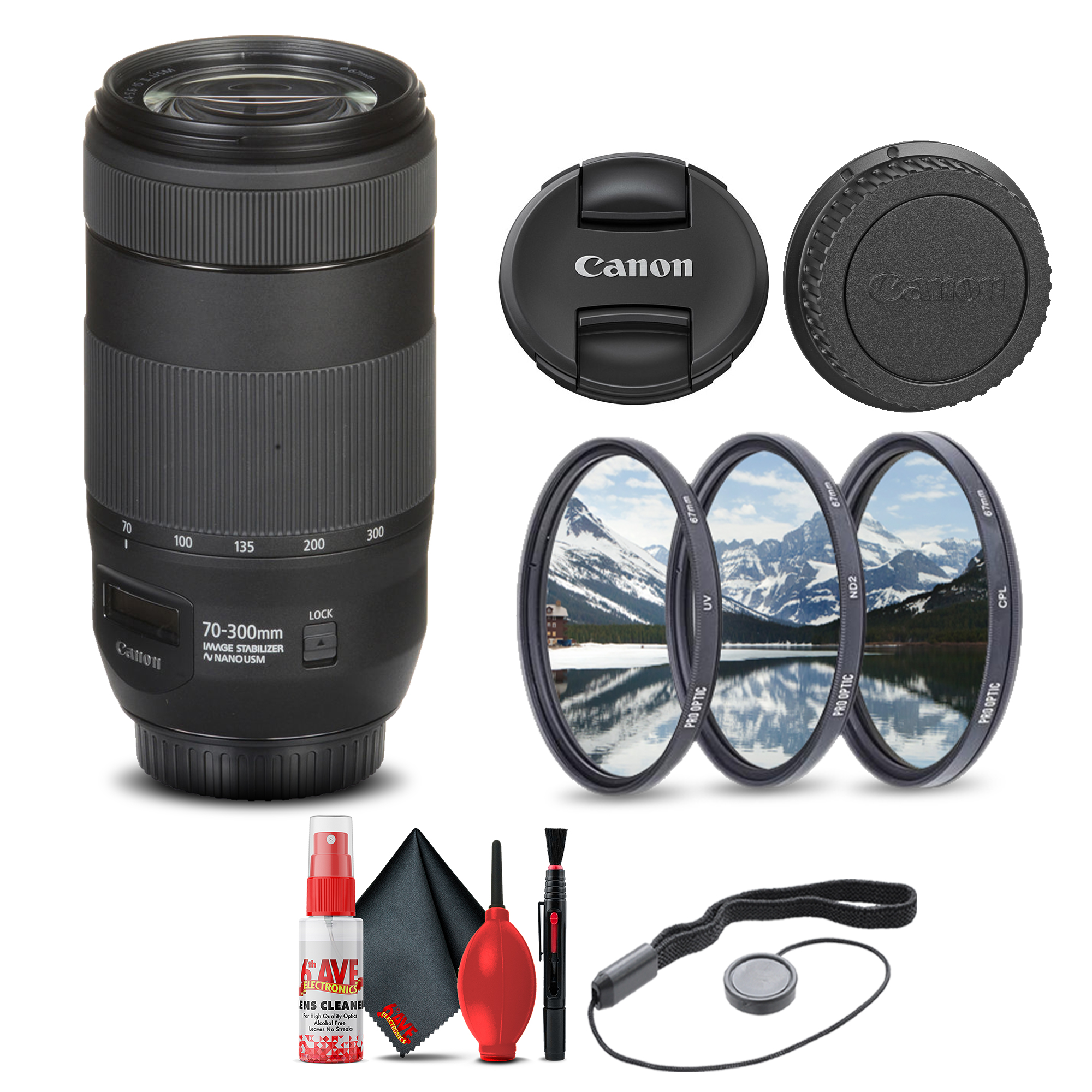 Canon EF 70-300mm f/4-5.6 IS II USM Lens - Walmart.com