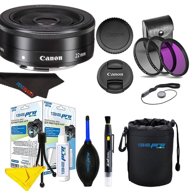 Canon EF-M 22mm f/2 STM Lens for EOS M Mirrorless Camera (EOS M10, EOS ...