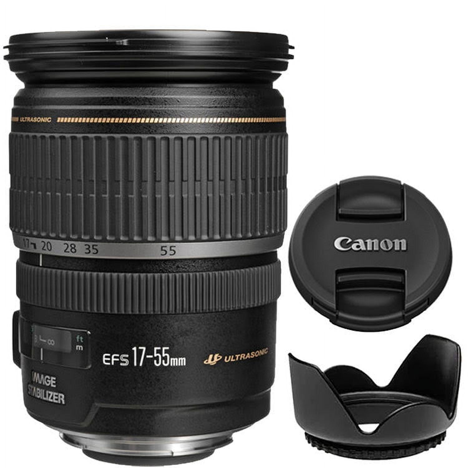 Canon EF-S 17-55mm f/2.8 IS USM Lens with Hood and Ultra-Low Dispersion ...