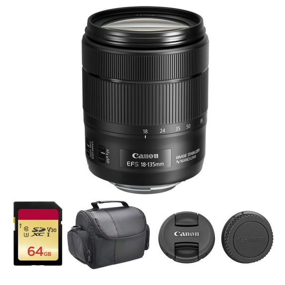 Canon EF-S 18-135mm f/3.5-5.6 IS USM Lens Versatile APS-C Zoom with ...