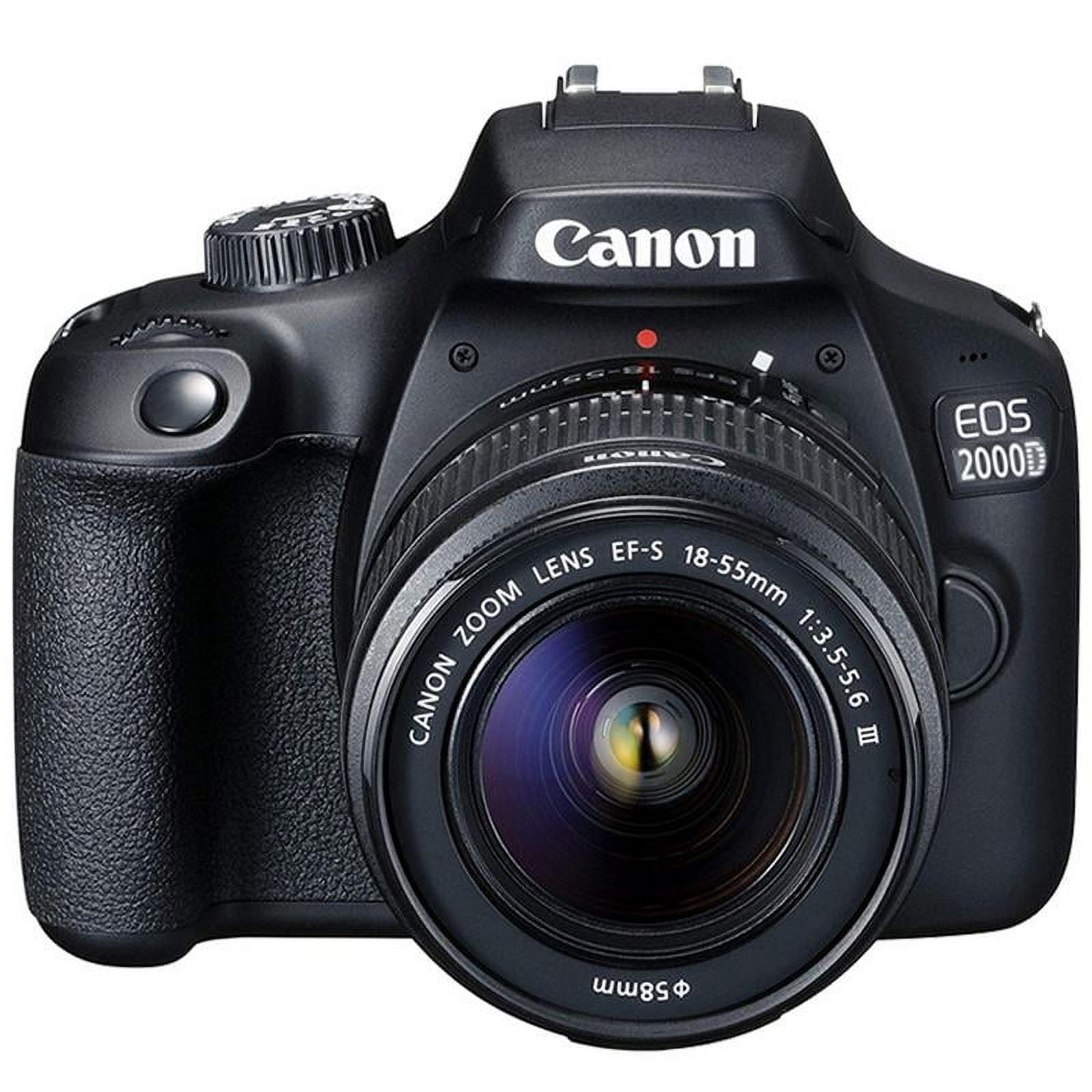 Canon EOS 2000D / Rebel T7 DSLR Camera w/ 18-55mm DC III Lens - Walmart.com