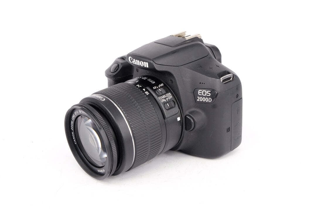 Canon EOS 2000D / Rebel T7 DSLR Camera System Kit w/ 18-55mm IS II Lens ...