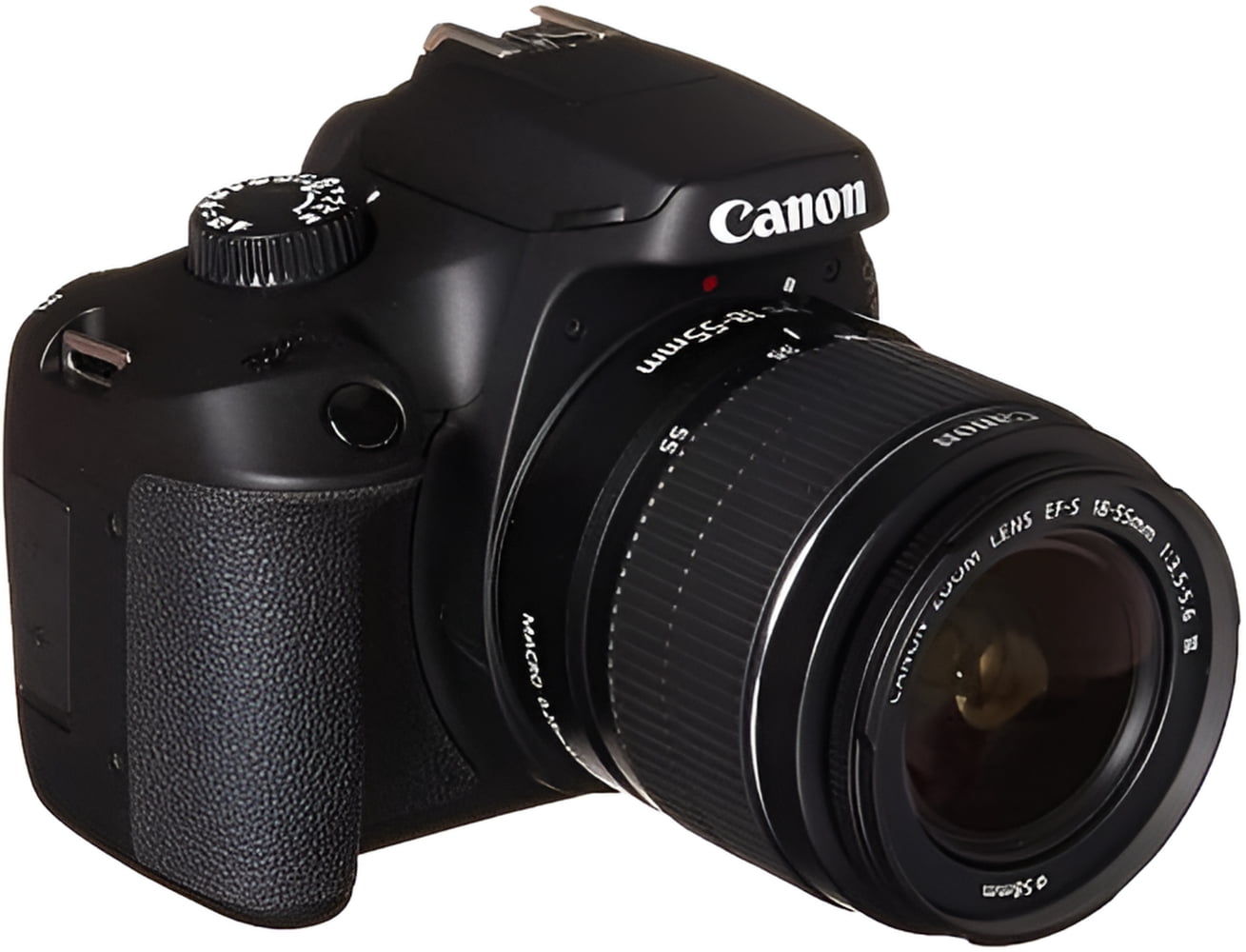 Canon EOS 4000D DSLR Camera EF-S 18-55 mm f/3.5-5.6 III Lens - Walmart.com