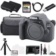 Canon EOS 4000D / T100 Digital Camera (Body) + 128GB + Tripod + Extra ...