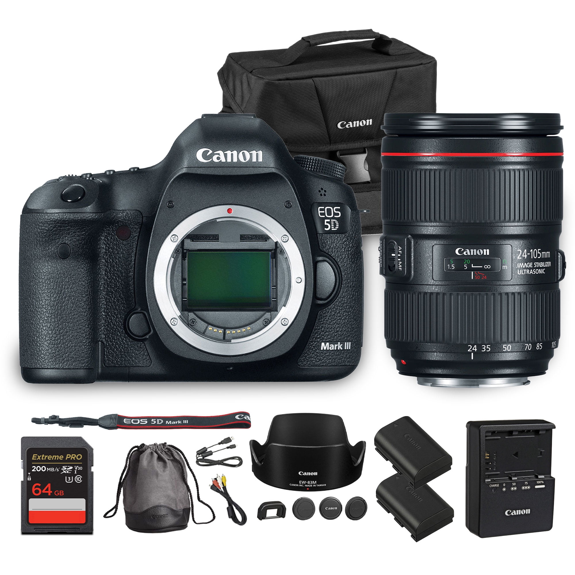 Canon EOS 5D Mark III DSLR Camera | 22.3MP Full-Frame CMOS Sensor ...