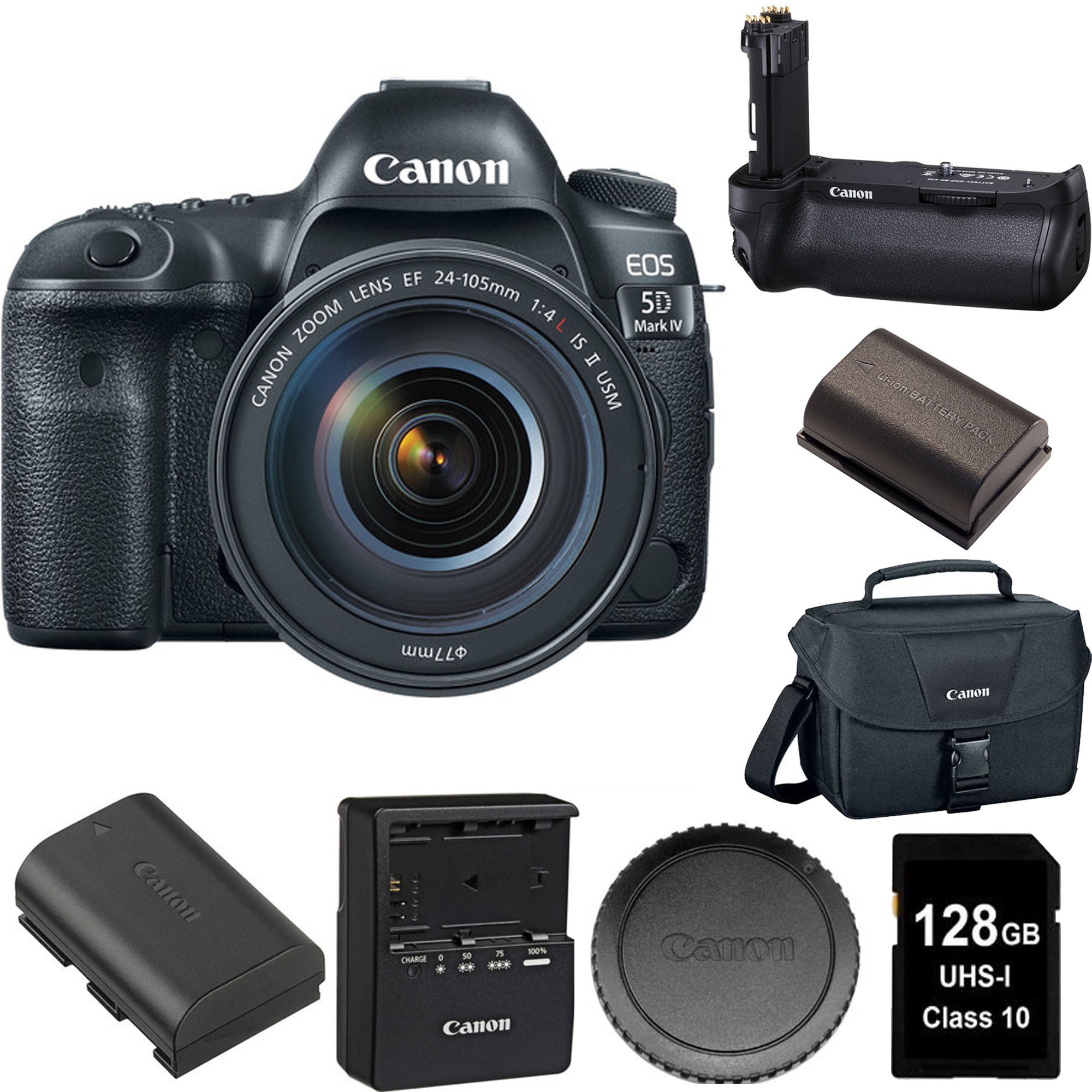 Canon EOS 5D Mark IV Digital SLR Camera W/ EF 24:105mm f/4L IS II USM ...