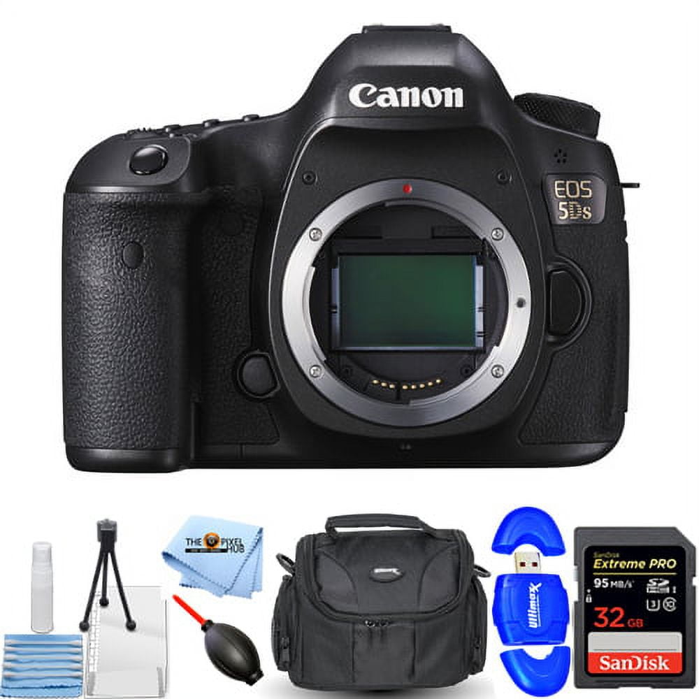 Canon EOS 5D S 5DS DSLR Camera (Body Only) - 7PC Accessory Bundle ...