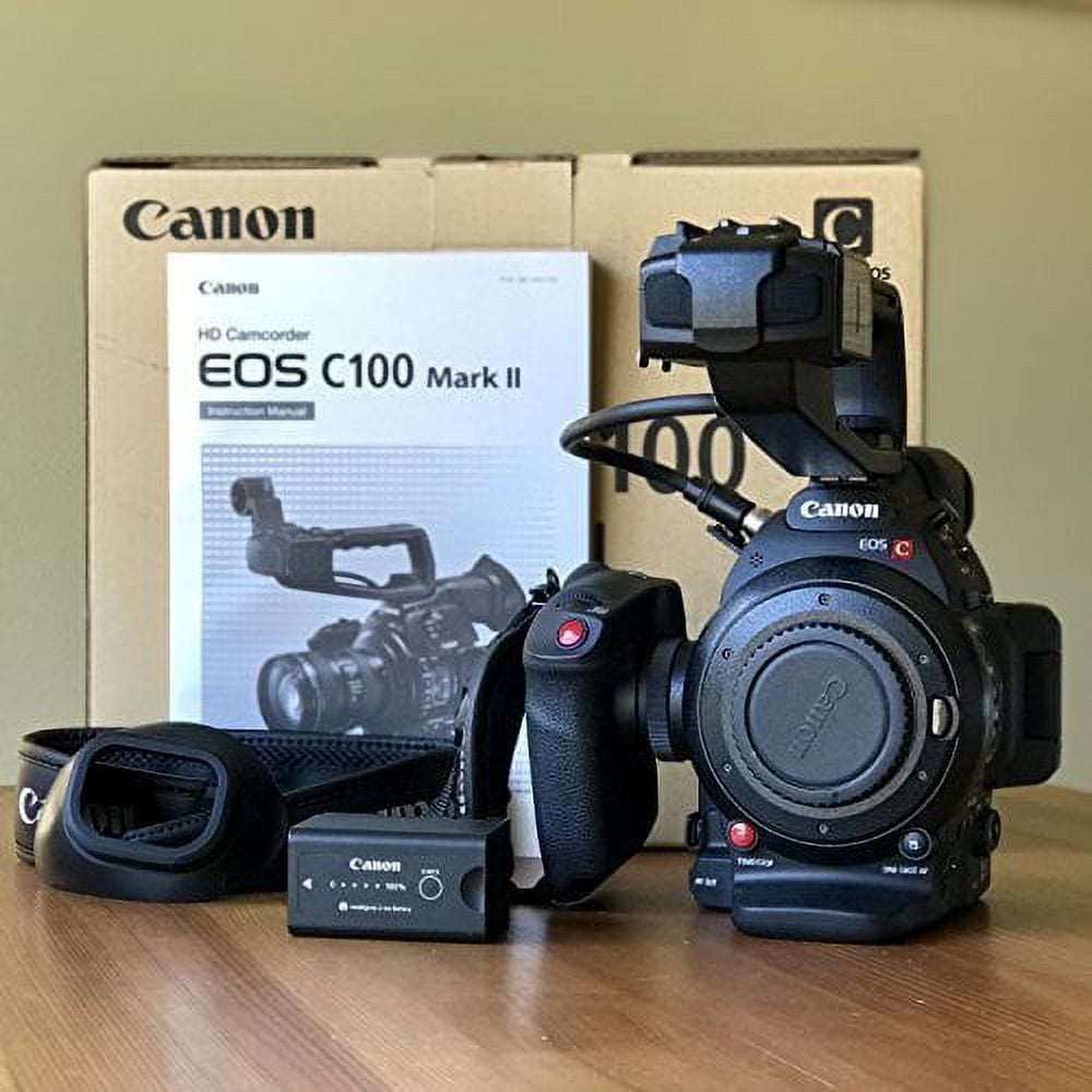 Canon EOS C100 Mark II Cinema EOS Camera with Dual Pixel CMOS AF, Super ...
