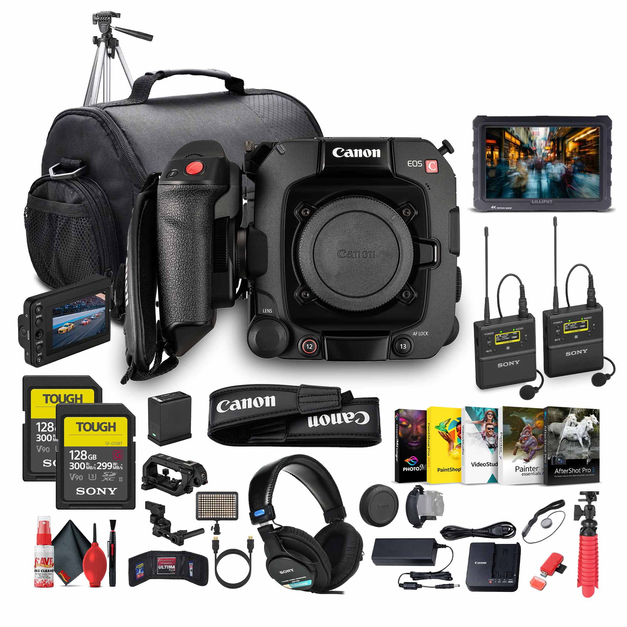 Canon EOS C400 6K Full-Frame Professional Cinema Camera (6388C002 ...