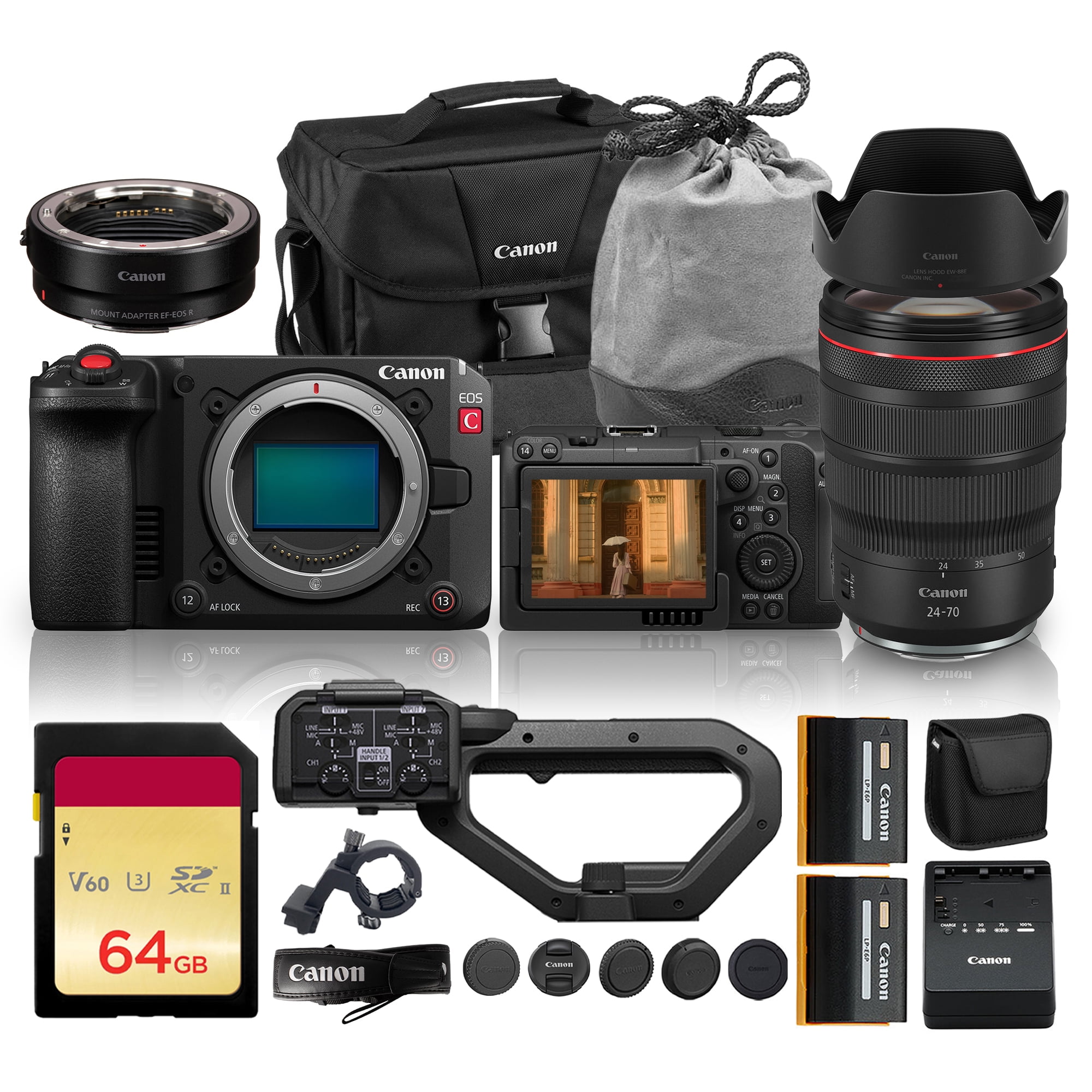 Canon EOS C50 Cinema Camera with RF 24-70mm f/2.8L IS USM Lens | 4K ...