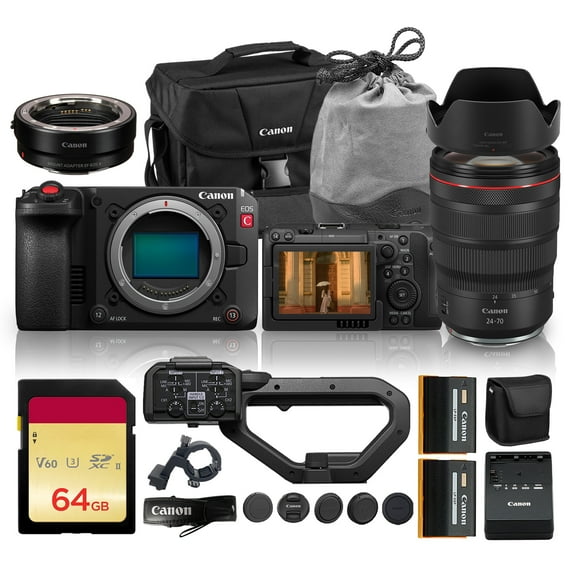 Canon EOS C50 Cinema Camera with RF 24-70mm f/2.8L IS USM Lens | 4K ...