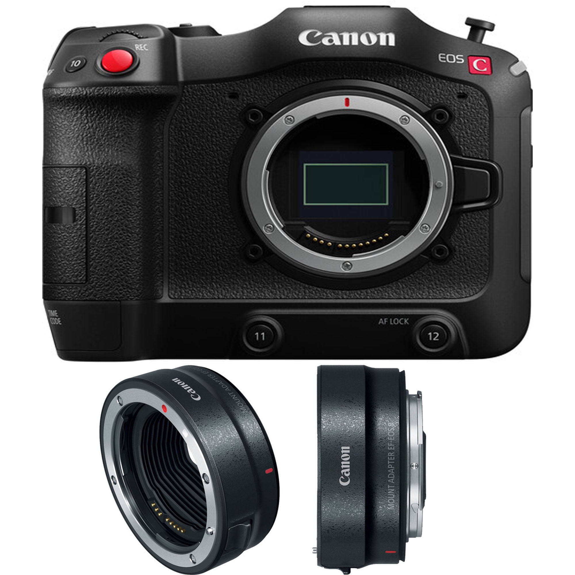 Canon EOS C70 Cinema Camera (RF Lens Mount) with Canon Mount Adapter EF ...