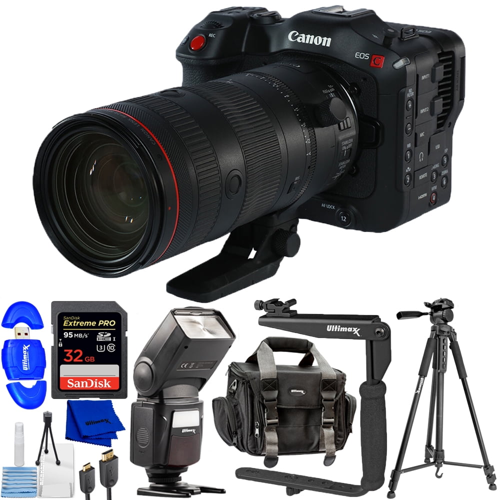 Canon EOS C70 Cinema Camera with RF 24-105mm L IS USM Z Lens (Canon RF ...