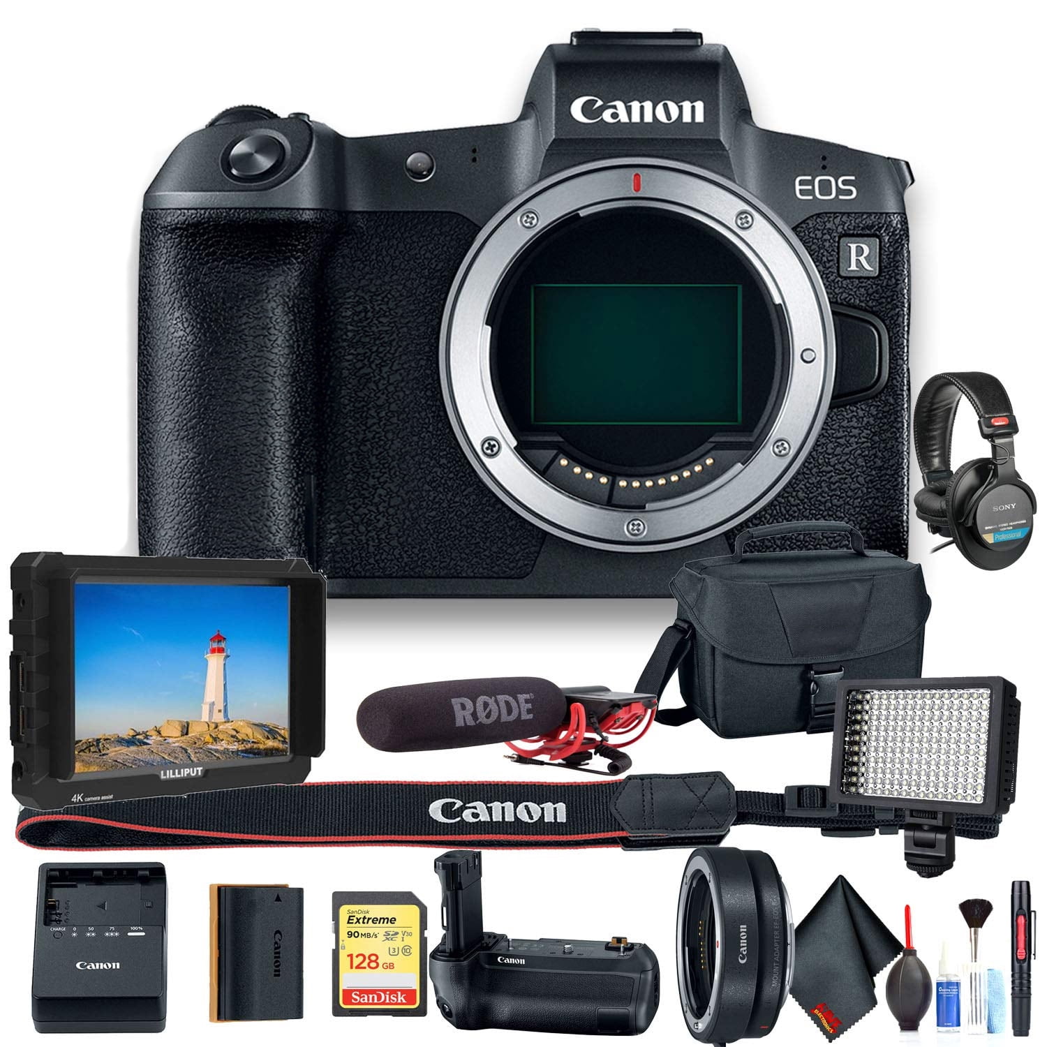 Canon EOS R Mirrorless Digital Camera Intl Model W/ Bag, Mount Adapter ...