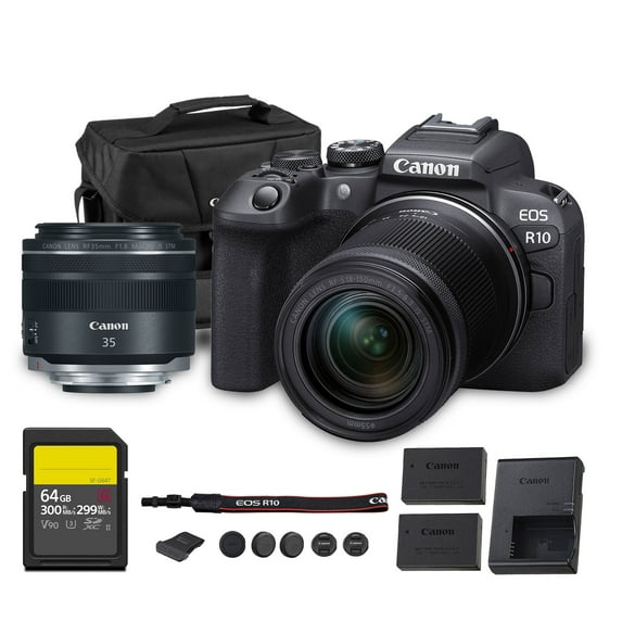 Canon EOS R10 Mirrorless Camera Kit with RF-S 18-150mm Lens – 24.2MP ...