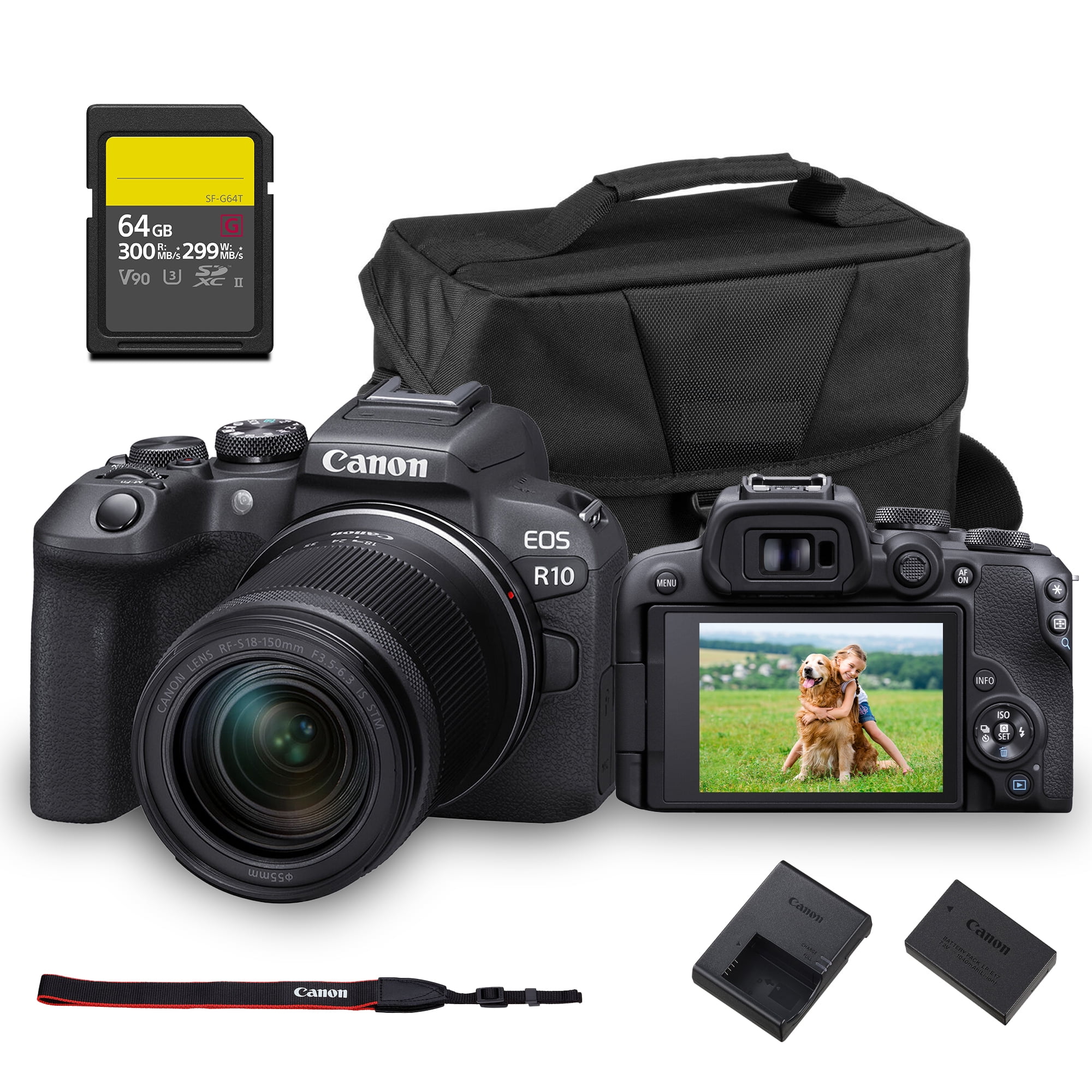 Canon EOS R10 Mirrorless Camera with RF-S 18-150mm Lens – 24.2MP APS-C ...