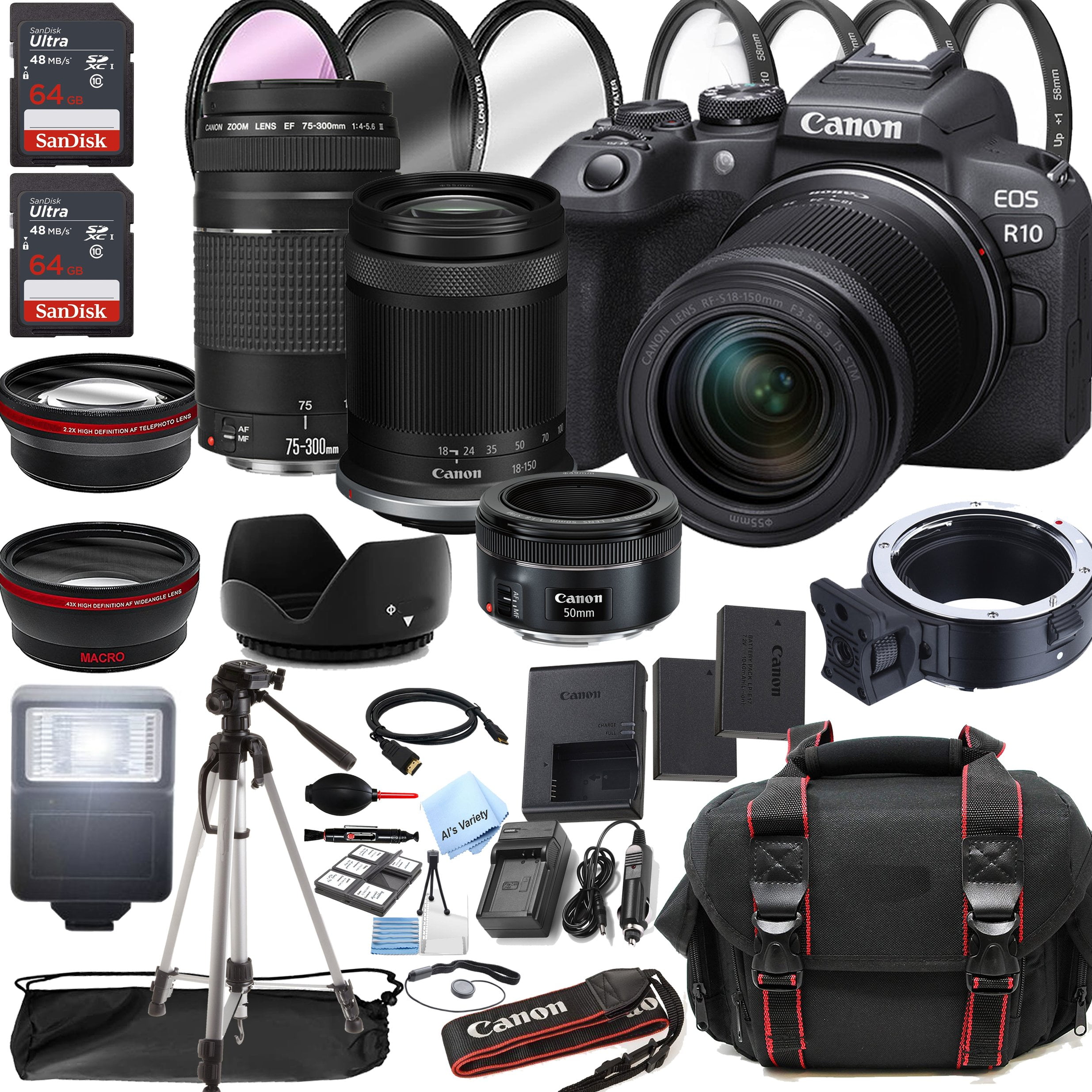 Canon EOS R10 Mirrorless Digital Camera with RF-S 18-150mm f/3.5-6.3 is ...