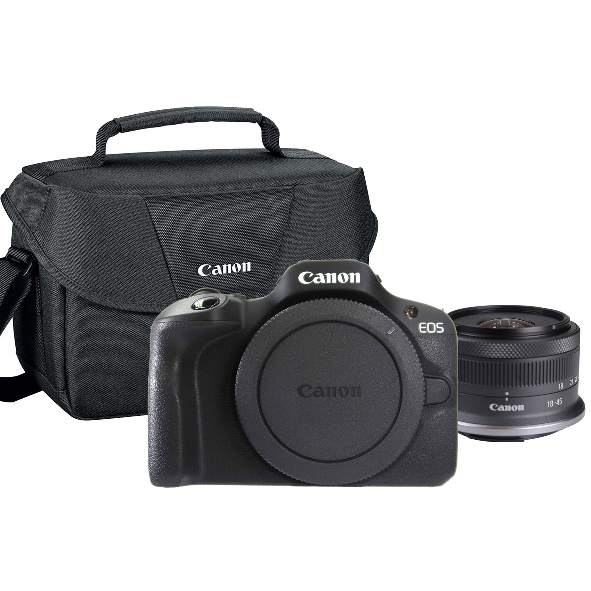 Canon EOS R100 Mirrorless Camera Black with RF-S 18-45mm f/4.5-6.3 IS ...