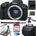 Canon EOS R100 Creator Kit: Mirrorless Camera, 64GB Card, Tripod, Bag ...