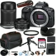 Canon EOS R100 Mirrorless Camera with 50mm Prime Lens + 55-210mm Lens ...