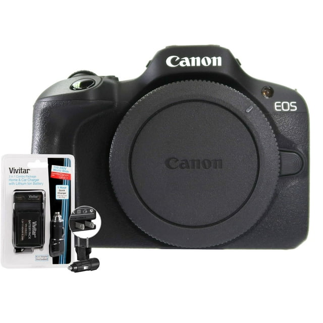 Canon EOS R100 Mirrorless Digital Camera Body Black with Replacement ...