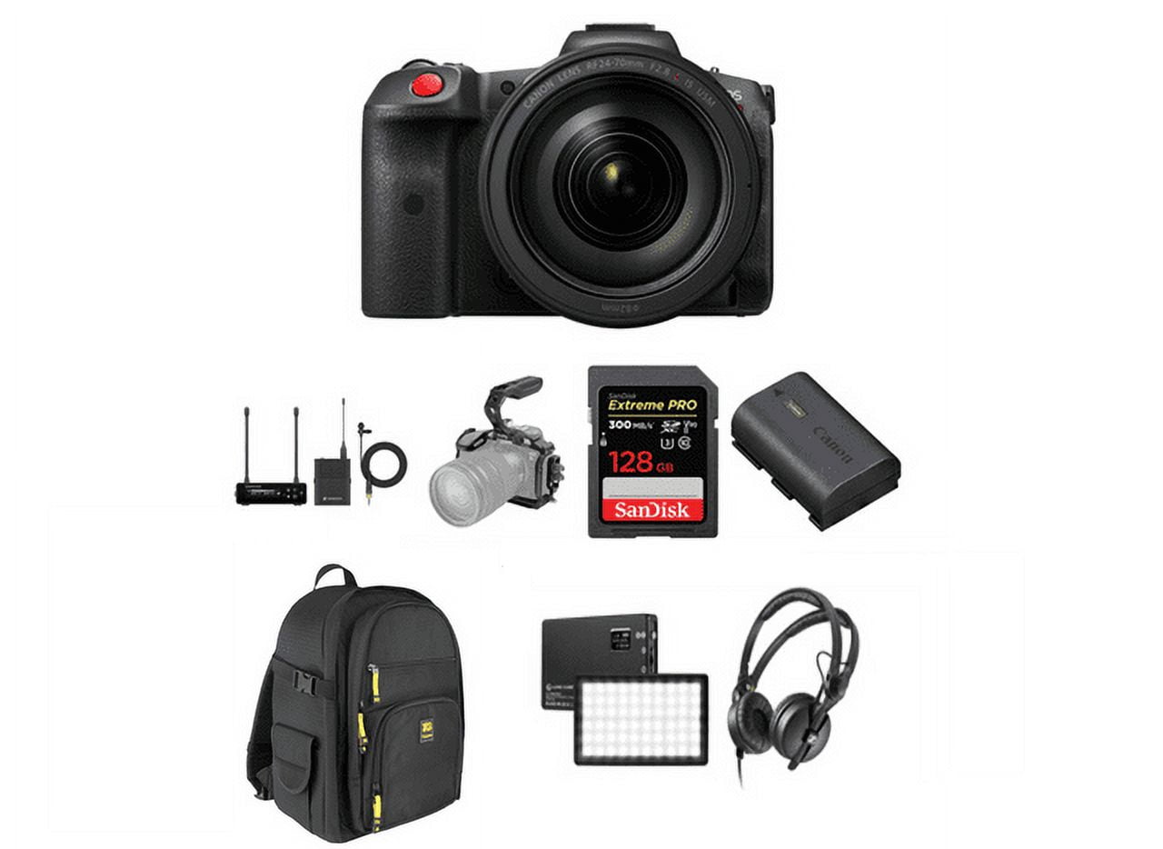 Canon EOS R5 C Mirrorless Cine Camera Kit with RF 24-70mm Lens & EW-DP ...