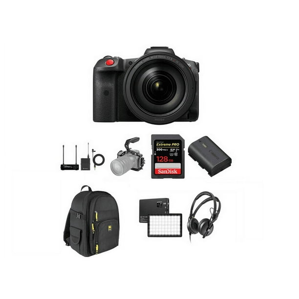 Canon EOS R5 C Mirrorless Cine Camera Kit with RF 24-70mm Lens & EW-DP ...
