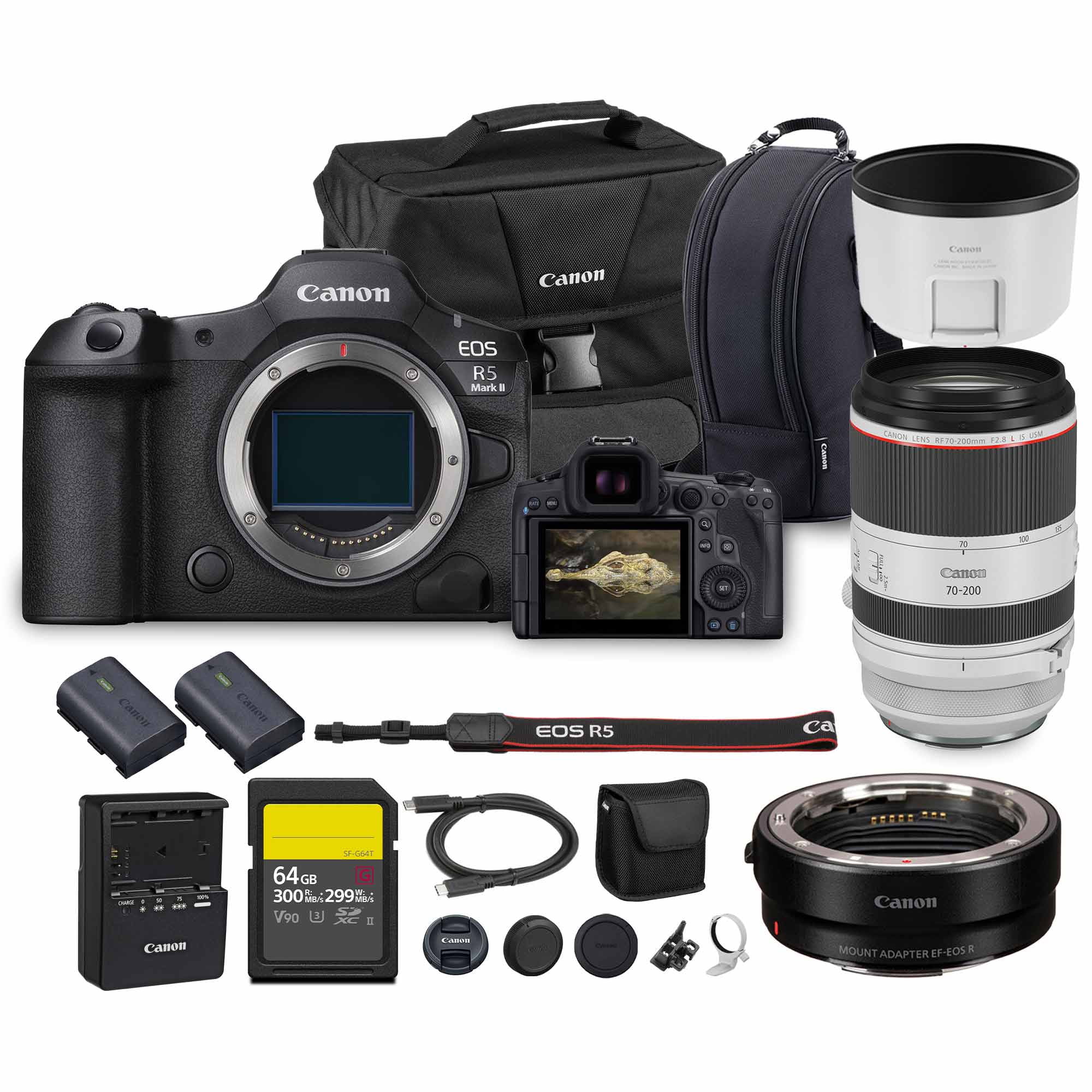 Canon EOS R5 Mark II Mirrorless Camera | 45MP Full Frame Sensor 8K ...