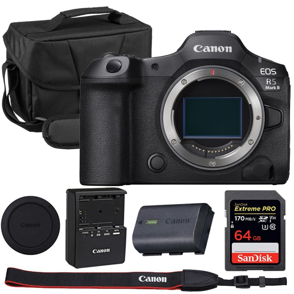 Canon EOS R5 Mark II Mirrorless Camera Body Only Bundle with Canon ...
