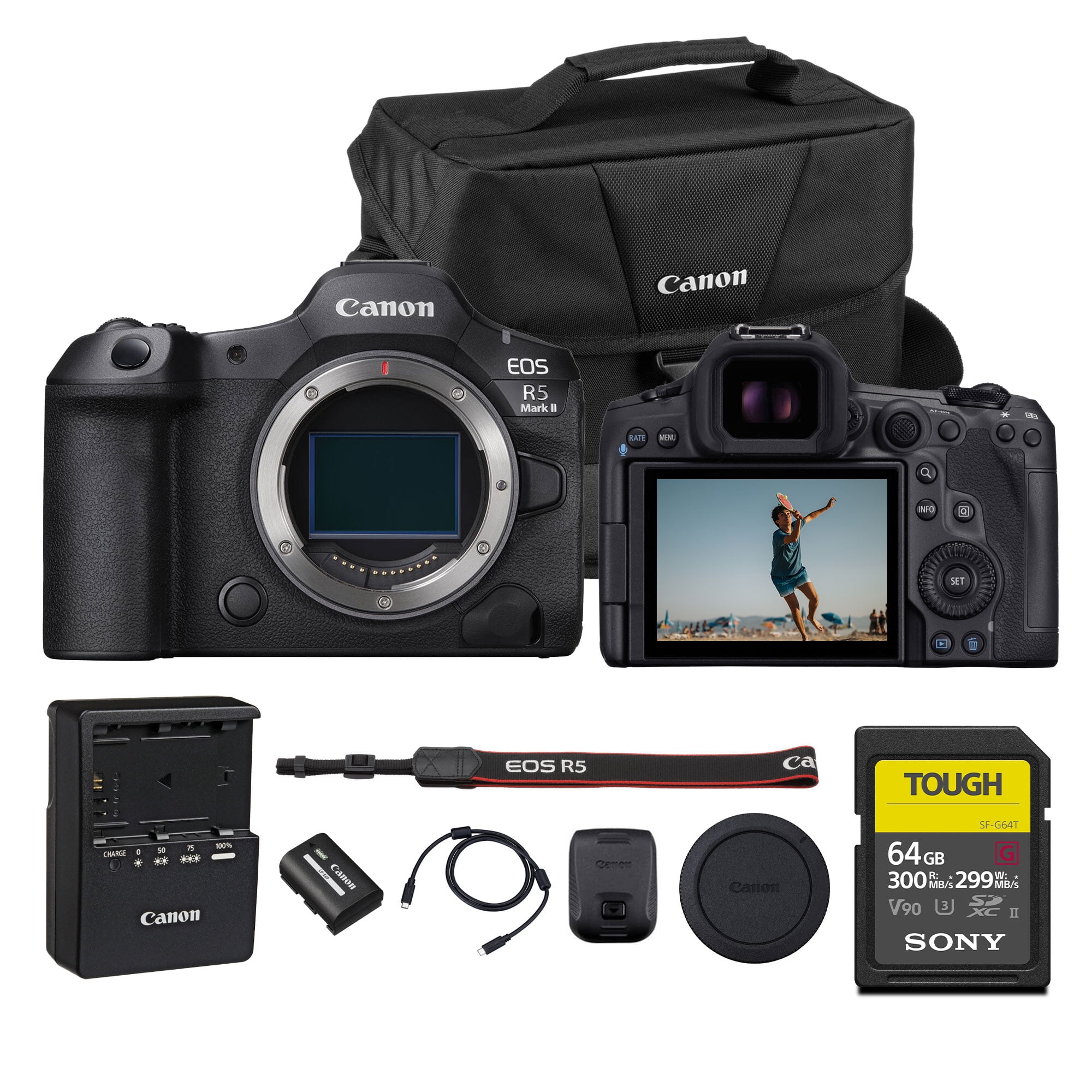 Canon EOS R5 Mark II Mirrorless Camera | Flagship Hybrid Power, Refined ...
