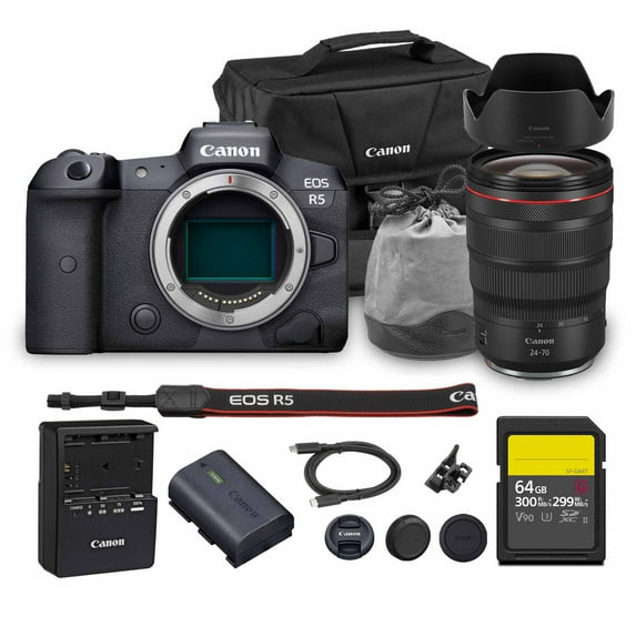 Canon EOS R5 Mirrorless Camera | 45MP Full Frame Sensor 8K Video | In ...